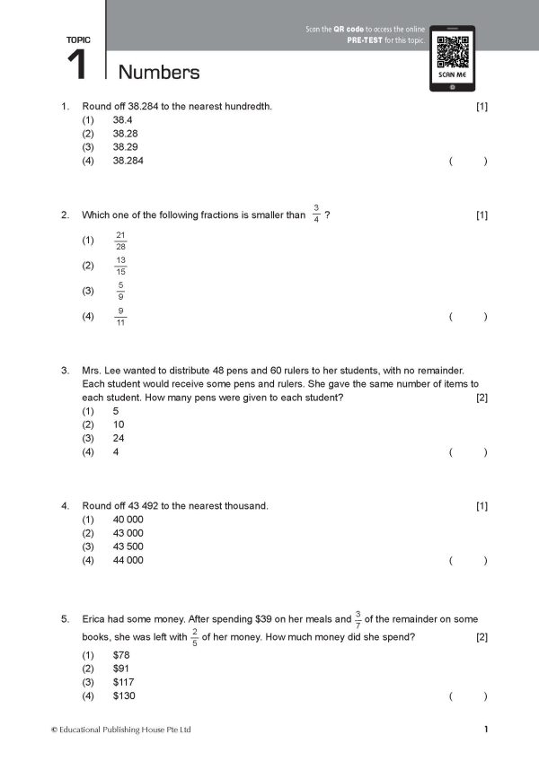 EPHmall-(SG)PSLE Maths Trending Exam Questions